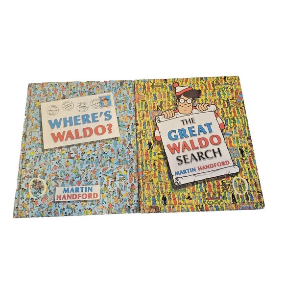Toys | Wheres Waldo By Martin Handford 1987 1989 1st Edition 2 ...